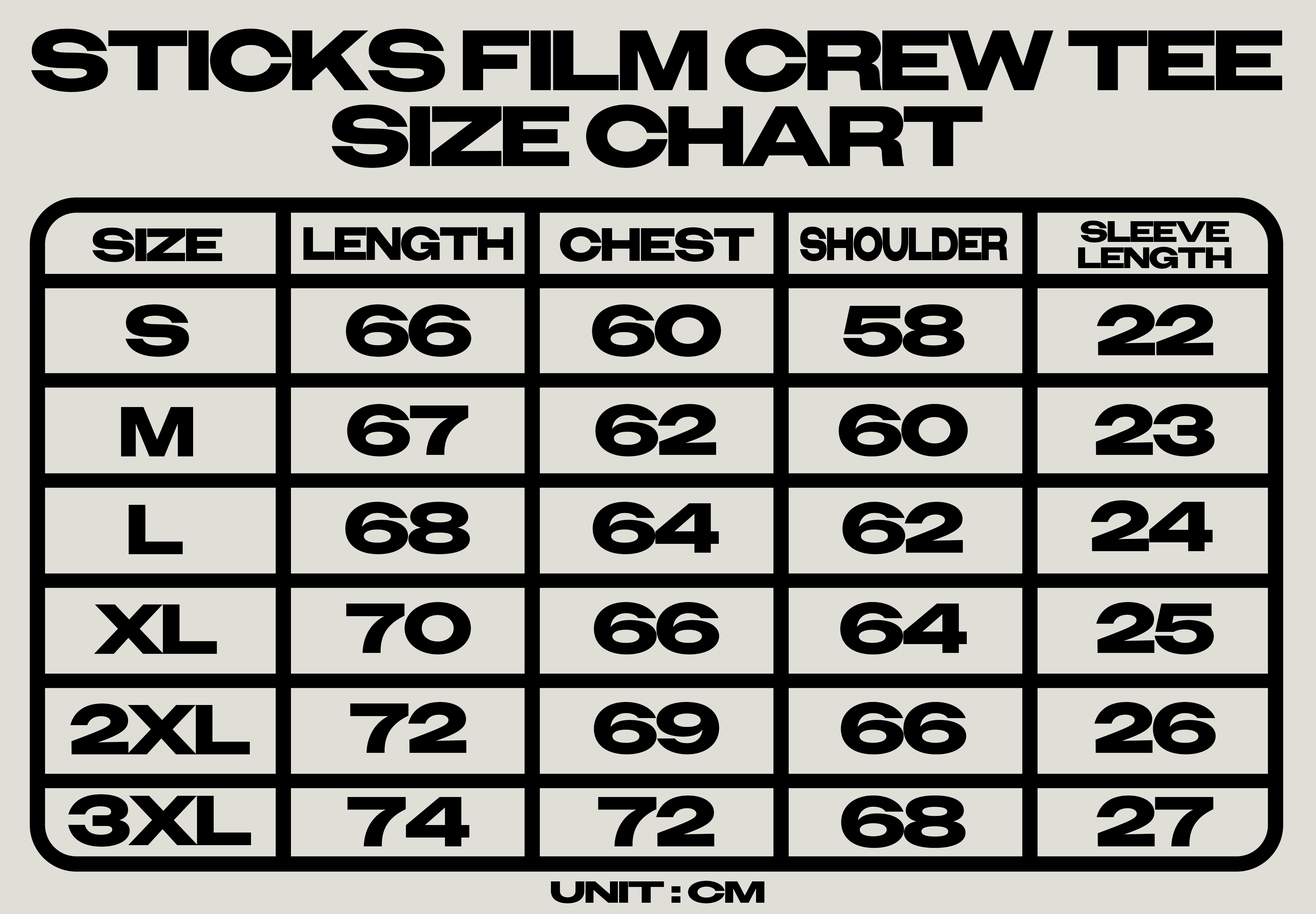 Sticks Film Crew Tee [BLACK] – Sticks Productions